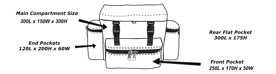 Ultim8 Deluxe Shoulder Bag with pockets - MS Muir